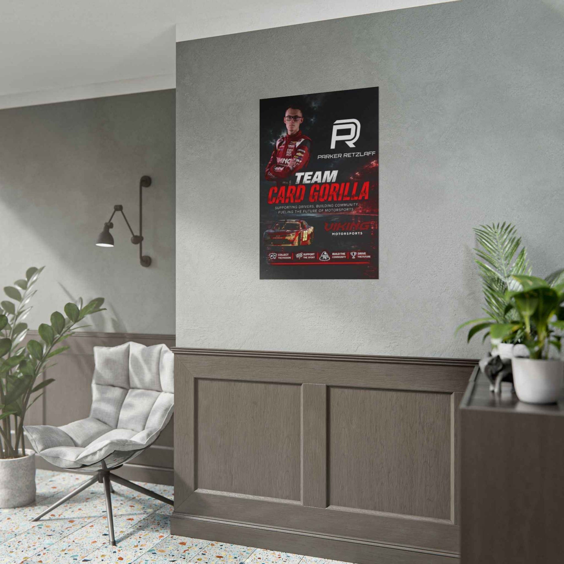 Parker Retzlaff | Team Card Gorilla Poster - Card Gorilla