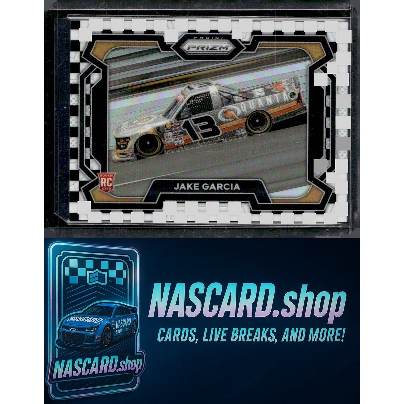 2024 Panini Prizm #49 Jake Garcia Checkered Flag #/75 - NASCARD.shop ...